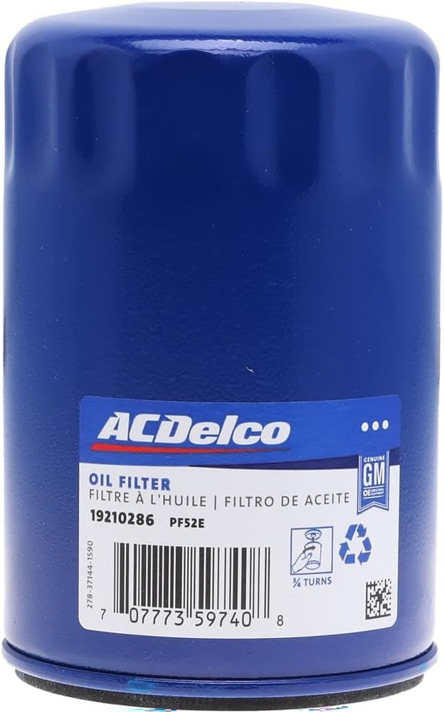 Amazon.com: ACDelco GM Original Equipment PF52E Engine Oil Filter ...