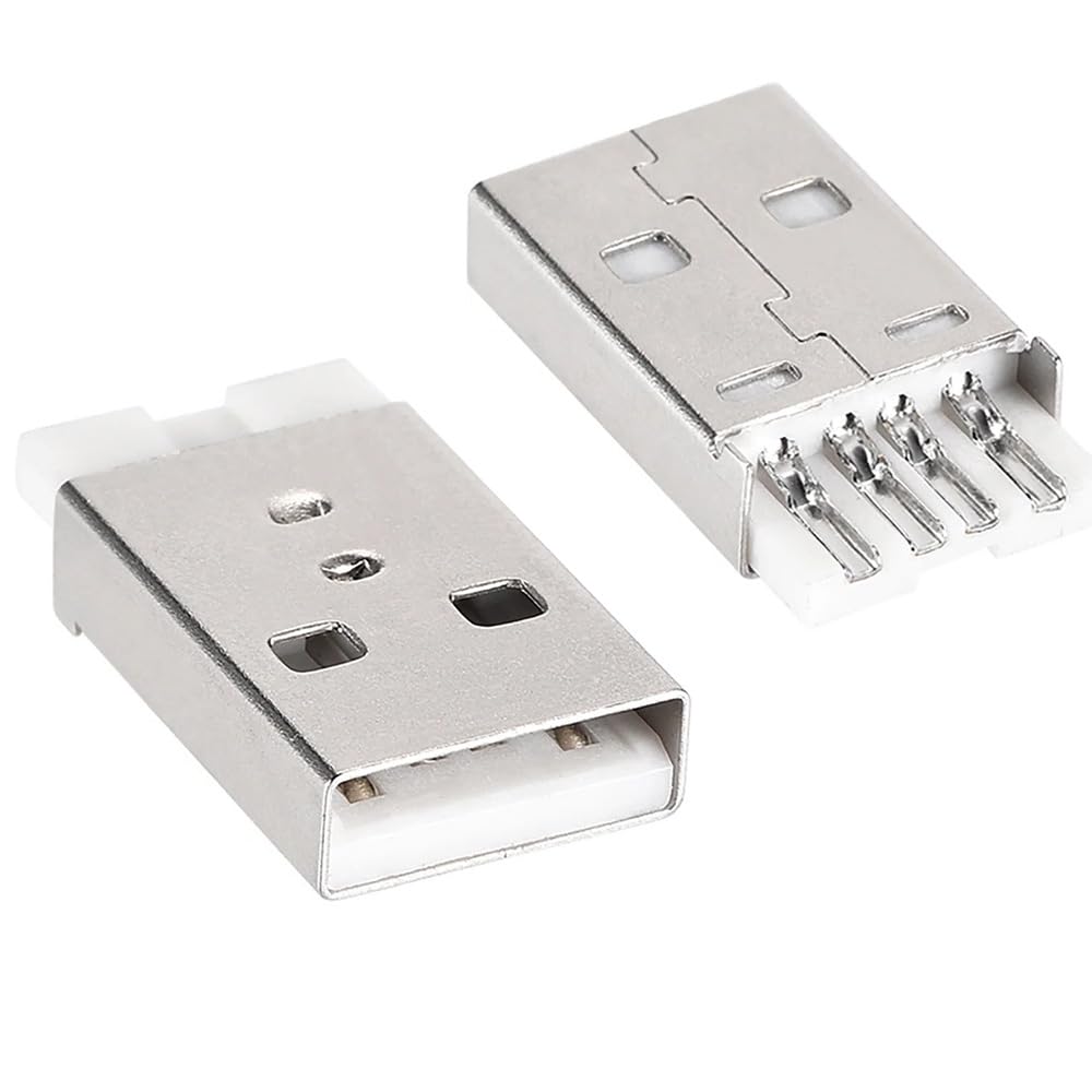 ICSTORE - USB Port Male Type A Plug 4-Pin SMD SMT Jack Solder Connector ...