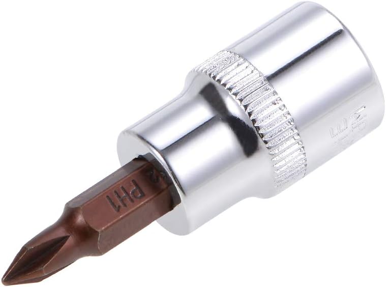 Amazon.com: uxcell 3/8" Drive x PH1 Phillips Bit Socket, S2 Steel Bits ...