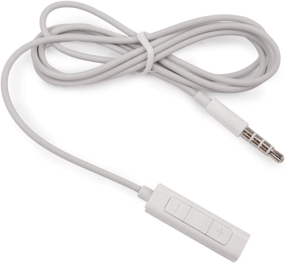 REYTID Headphone Adapter Extension Cable w/Remote & Volume Control ...