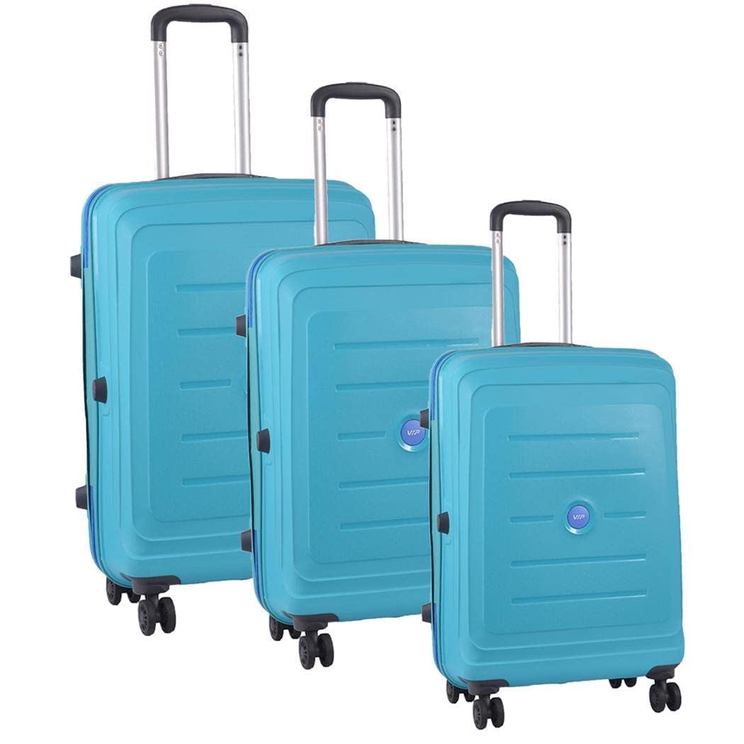 Buy Polypropylene Luggage Set of 3 Trolley Bags (55 cm+66 cm+76 cm) at ...