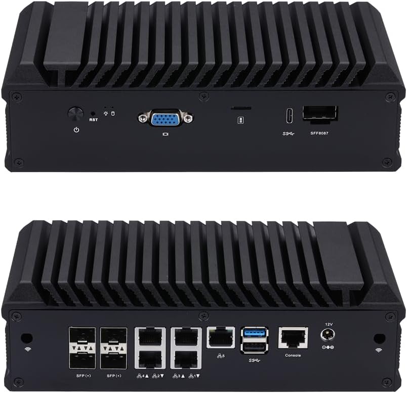 Amazon.com: Qotom Firewall Mini Pc Q20352G9 Atom Processor C3908 2.00 ...