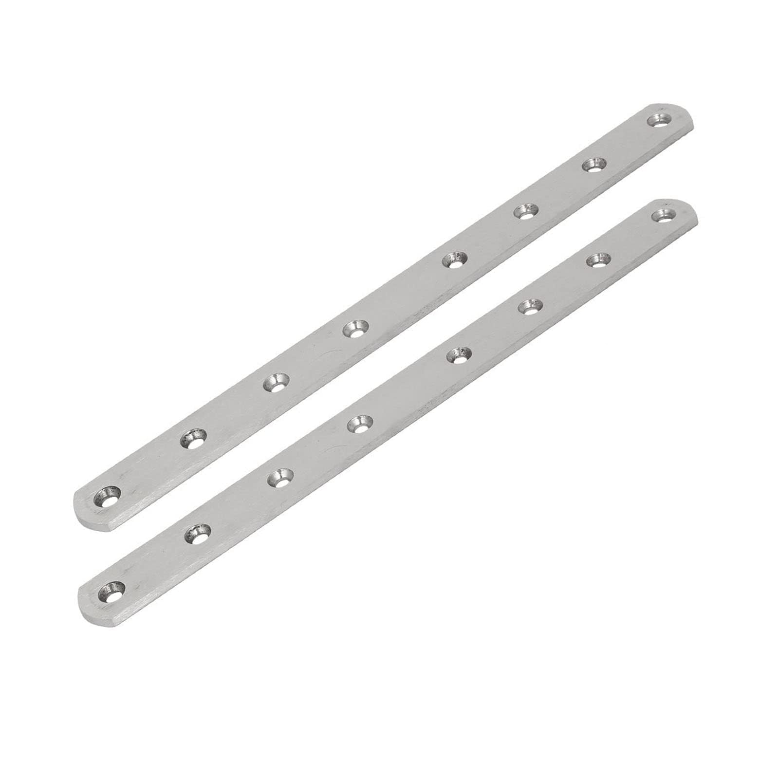 TOP-VIGOR 2Pcs Flat Fixing Mending Plates, Stainless Steel Flat ...