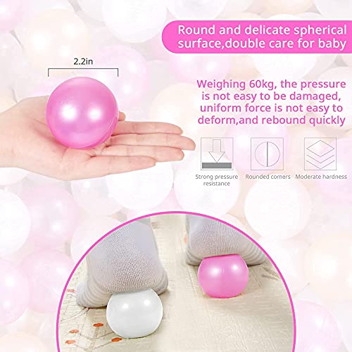 Snapklik.com : Ball Pit Balls - 100 Pink And Purple Colors Ball Pit ...
