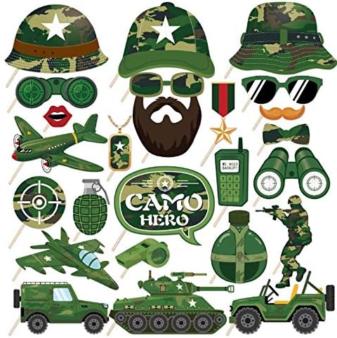 Amazon.com: Kristin Paradise 25Pcs Pilot Airplane Photo Booth Props ...