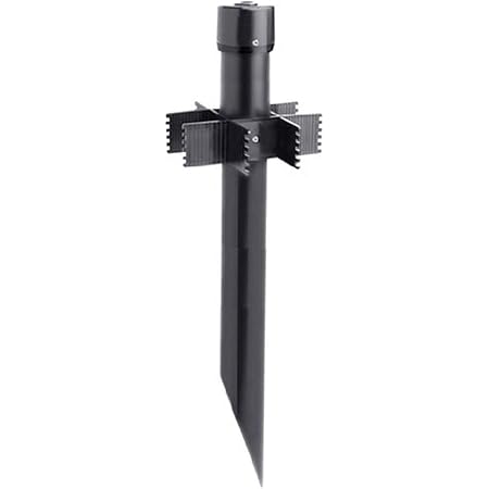 RAB Lighting MP19B Mighty Post, 3" Diameter x 19" Height, Black ...