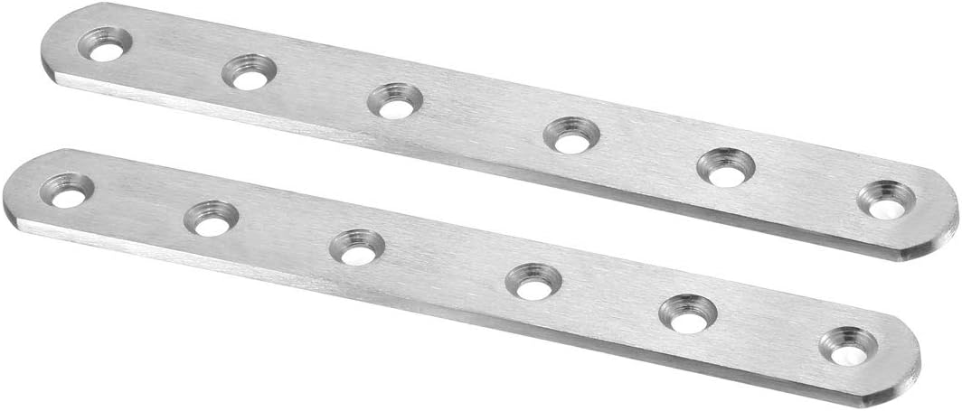 Amazon.com: uxcell Repair Plate, 156mmx20mm, Flat Fixing Mending Corner ...