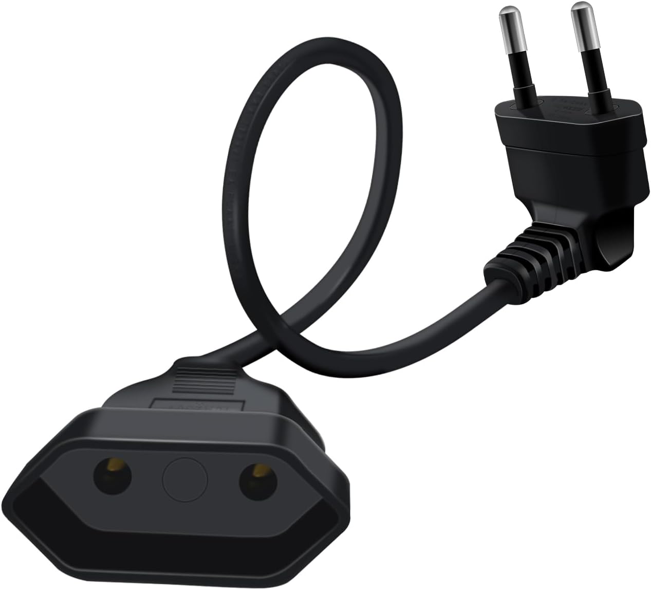 HuaLiSiJi C14 a Europeo Enchufe Cable 2.5A/250V C14 Europeo Hembra ...