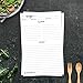 Amazon.com: 321Done Recipe Paper 5.5x8.5 White, 50-Pack, Made in USA ...
