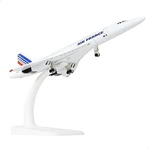 Amazon.com: QIYUMOKE 1/300 Scale Concorde for Air France Diecast Metal ...