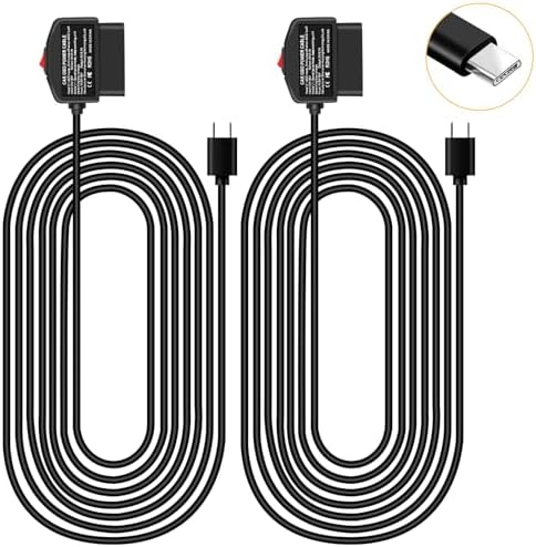 Amazon.com: OBD Power Cable OBD2 Power Cable for Dash Camera 24 Hours ...