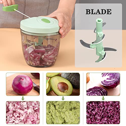 Snapklik.com : Cambom Manual Food Chopper Pull String Chopper Hand Pull ...