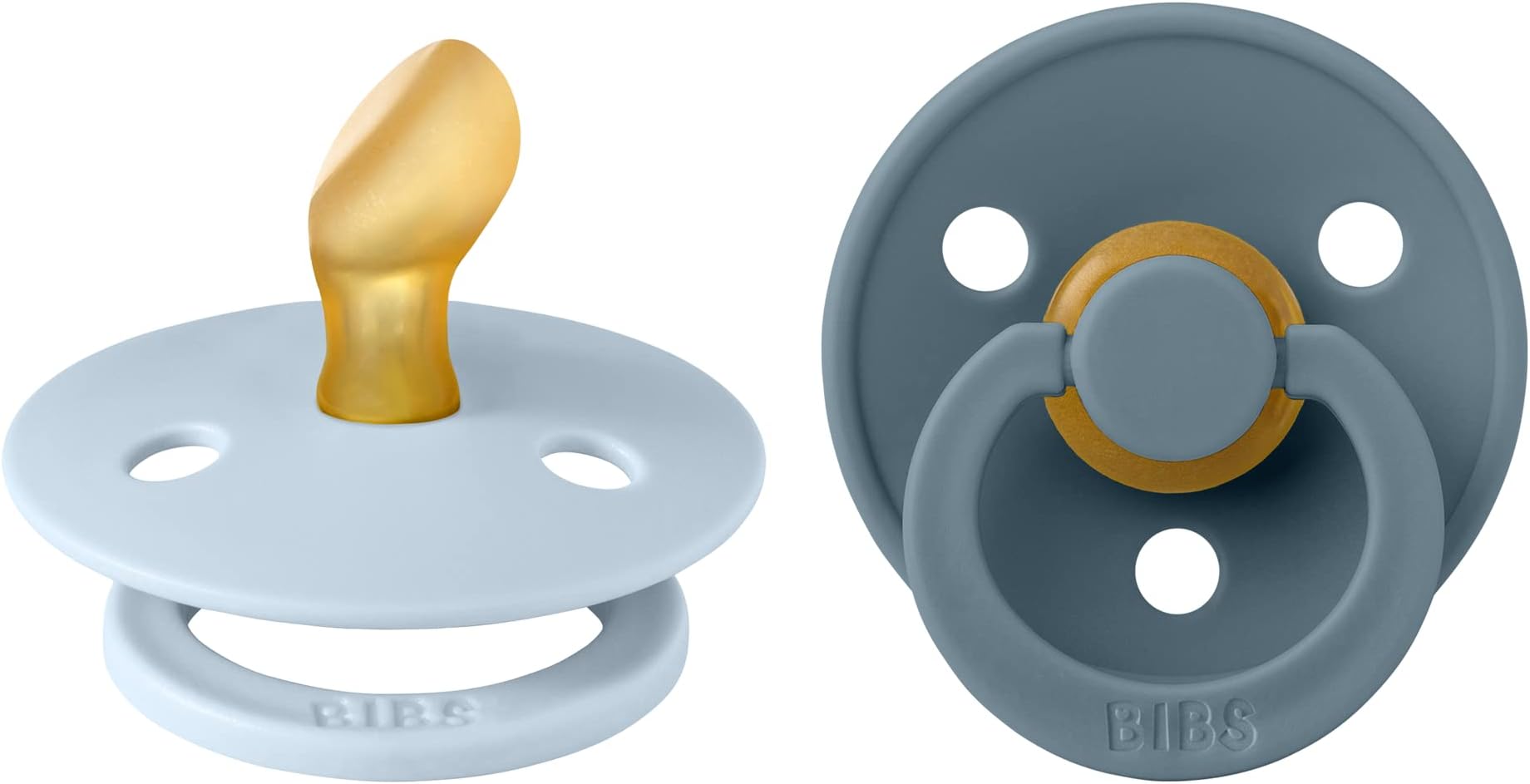 Amazon.com : BIBS Pacifiers - Set of 2 | Colour Pacifier with ...