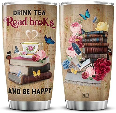 Amazon.com | Book Lover Tumbler - Librarian Mug for Women - Gifts for ...