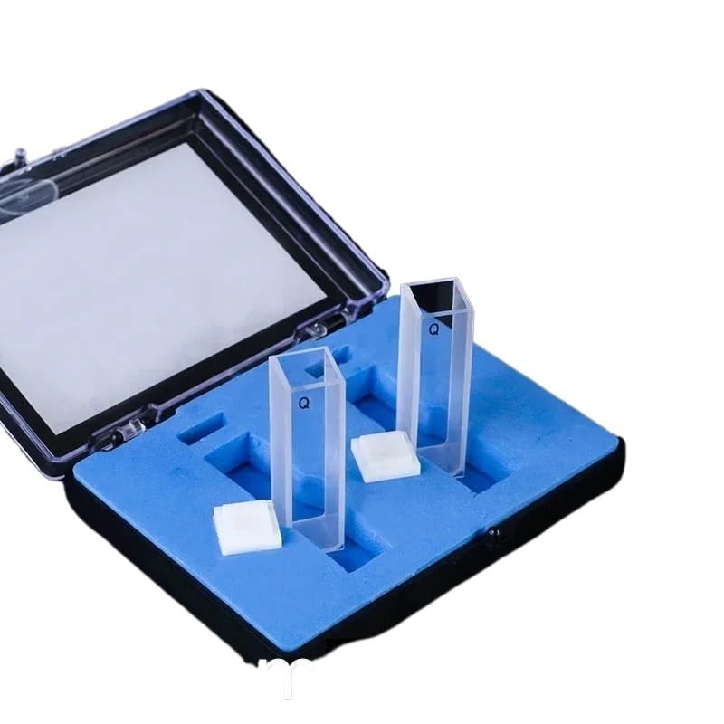 10mm Path Length JGS1 Quartz Cuvette Cell with Lid for Spectrophotometers