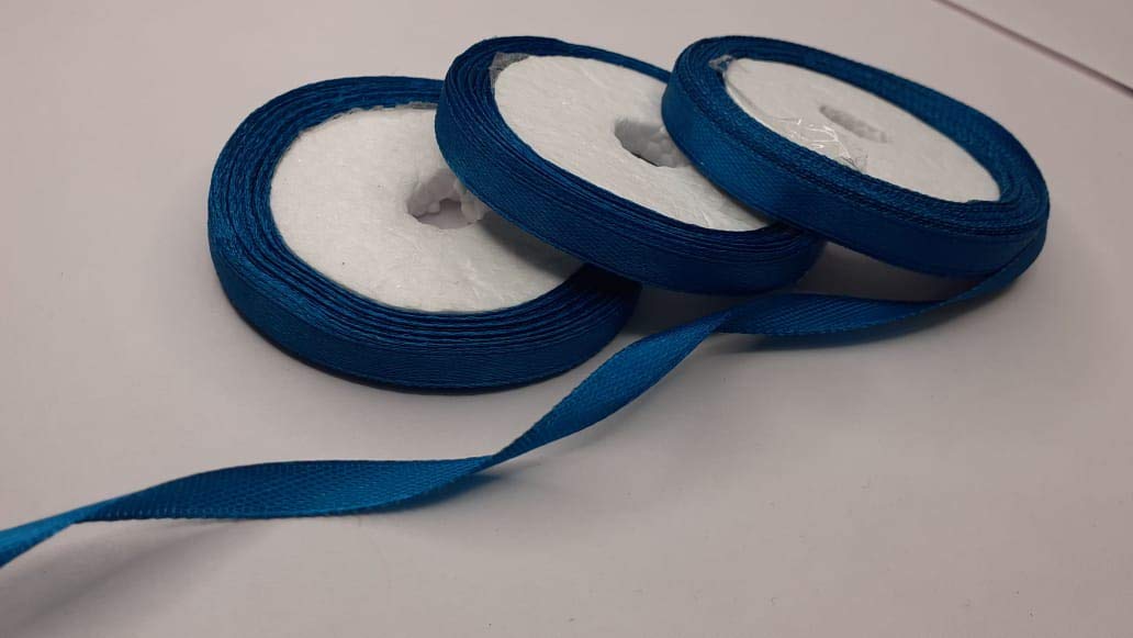 Onlinesalescantt Dark Blue/Double Faced/Nylon Satin Ribbon/Suitable for ...