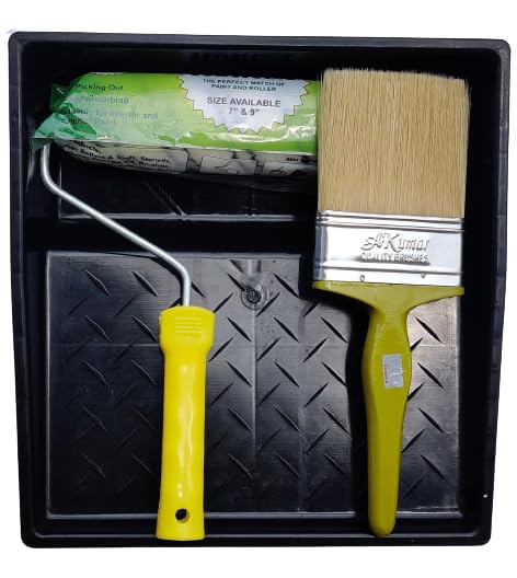 Milton Brushes Wall Painting Kit (J) Consists of 9 Inches Cotton Roller ...