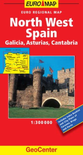 Spain North West GeoCenter Euro Map (GeoCenter Euro Map S.): Amazon.co ...