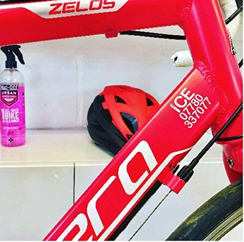 BikeICE Emergency Bike Vinyl Decal Sticker - In Case of Emergency ...