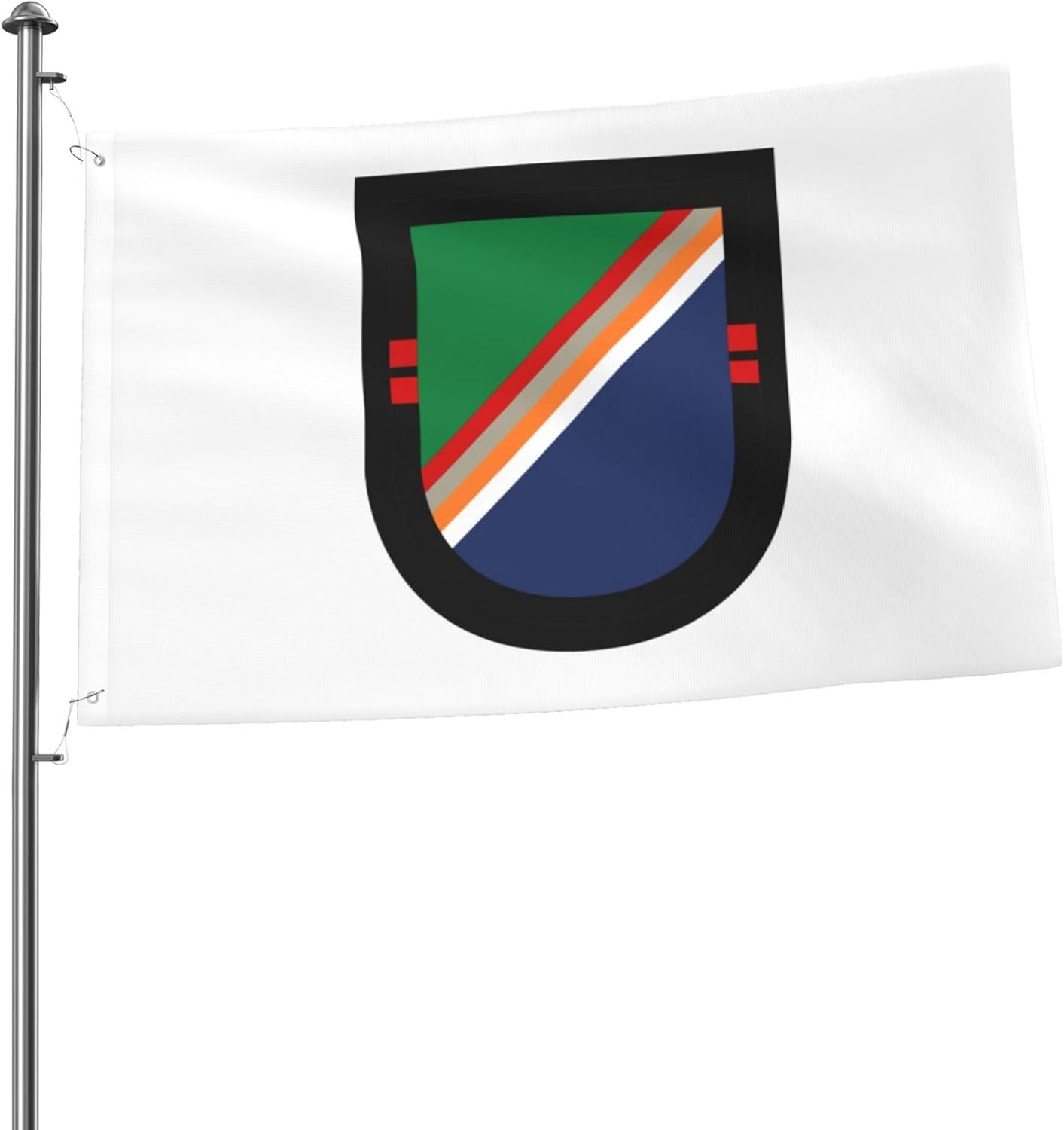 Double Sided 2 Bn 75 Ranger Regiment Beret Flash Flag 2x3 Ft Outdoor ...