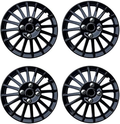 Hudmoz - Car Wheel Cover/Hubcaps/Wheel Caps CMRBLK Universal Compatible ...