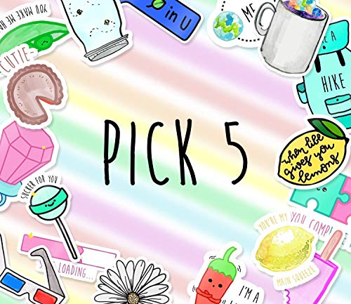 Amazon.com: Pick 5 Vinyl Sticker Pack : Handmade Products