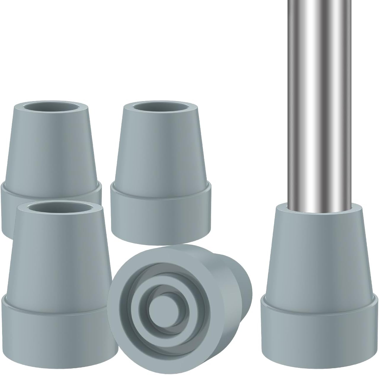 Amazon.com: supregear Cane Tips 3/4 Inch - 4 Pack Heavy Duty Rubber ...