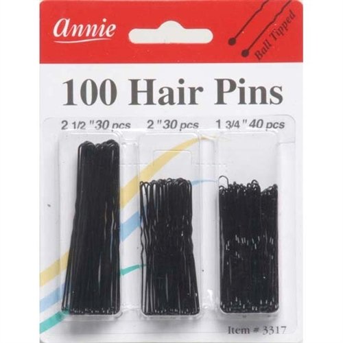 Amazon.com : Annie 100 Hair pins Ball Tipped #3317 : Beauty & Personal Care