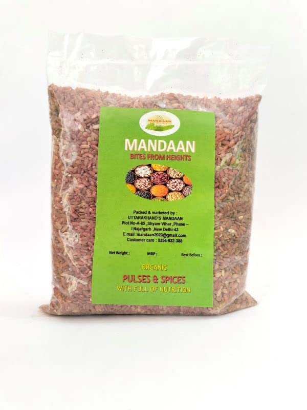 PAHADI RED Rice/ 500gm/NATURAL/DIRECT from UTTARAKHAND : Amazon.in ...