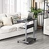Amazon.com: Topeakmart Mobile Compact Computer Desk Cart for Small ...
