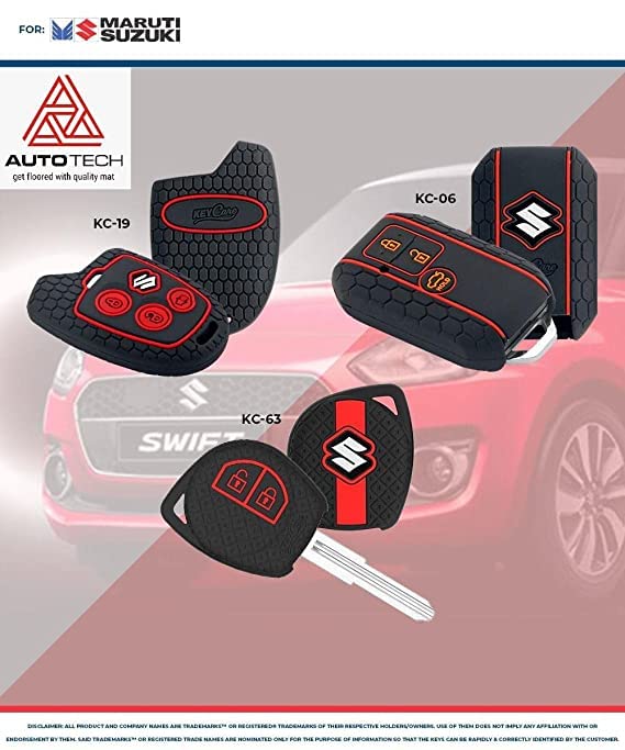 BLUZON Maruti Suzuki Car Key Cover 3 Model (KC-06) : Amazon.in: Car ...