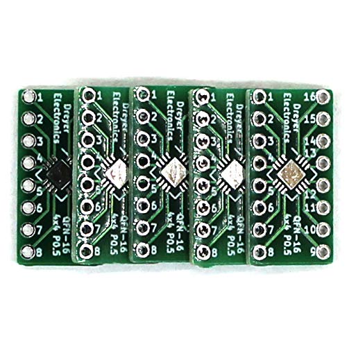 5pcs Dreyer Electronics 16 Pin Qfn To Dip Breakout Board | Desertcart INDIA