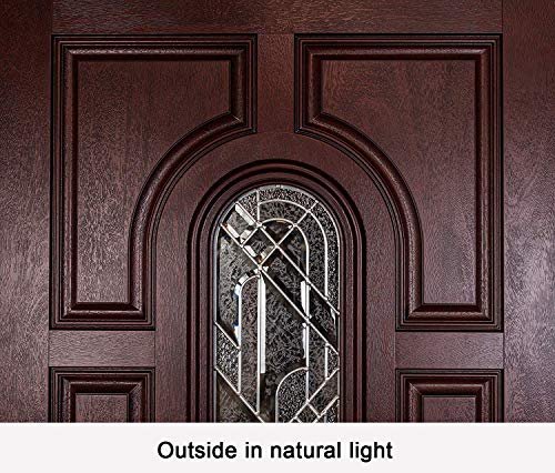 Double Door Fiberglass Front Door with Brickmould (Left-Hand, Double ...