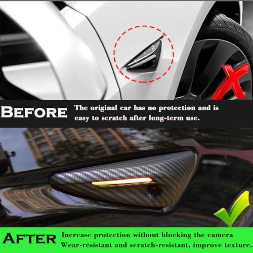 Snapklik.com : YHCDSEA Model Y/3 HW40 Side Camera Protection Cover ...