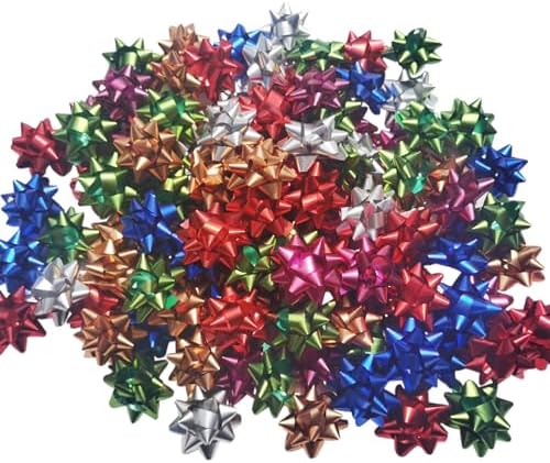 Amazon.com: Small Christmas Bows for Gift Wrapping - 120 pieces Gift ...