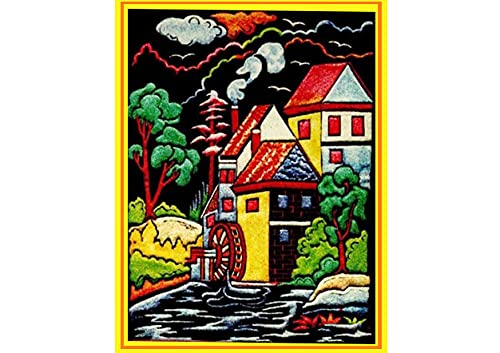 Buy FUN TRUNK Emboss Painting Kit: Velvet Cloth Painting Kit for Kids ...