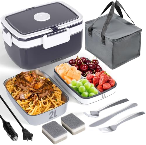 Amazon.com: Electric Heating Lunch Box, 1L Capacity USB Rechargeable ...