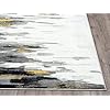 Amazon.com: Abani Porto PRT140C Contemporary Grey and Yellow Abstract ...