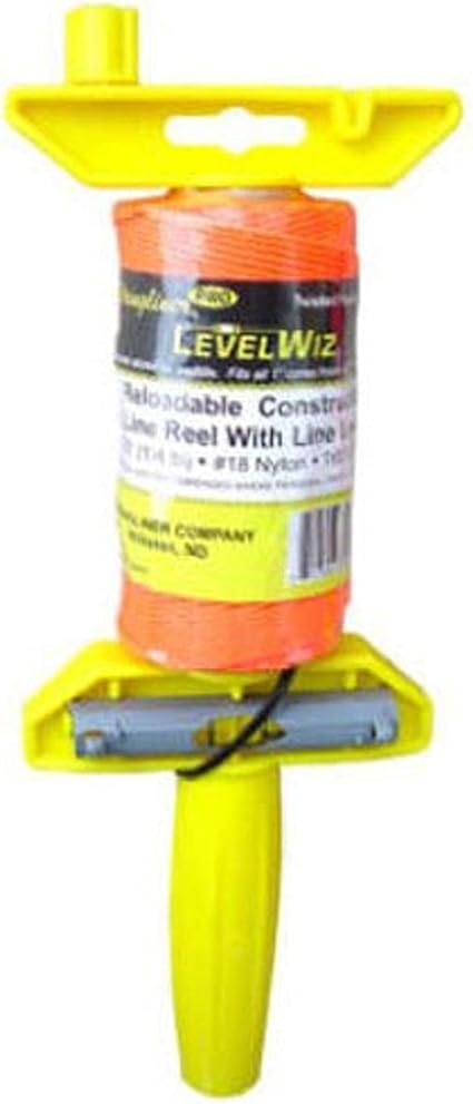 Stringliner 24106 Twist Line Pro Level Wiz Line Reel, Orange - Masonry ...