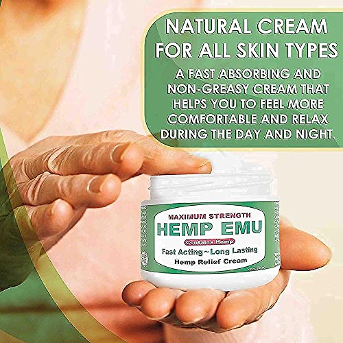 Reviews for Hemp Emu Cream - Made In USA - Natural Hemp Cream Soothes ...