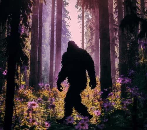 Amazon.com: Bigfoot Sasquatch Fabric Panel for Quilting Sewing Crafting ...