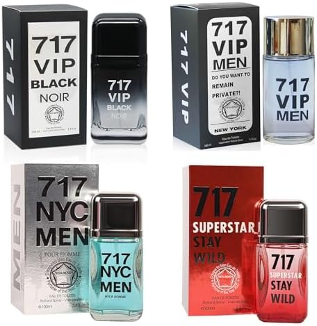 Amazon.com : META-BOSEM 4Pc Set Men Cologne Collection Bottle (VIP ...
