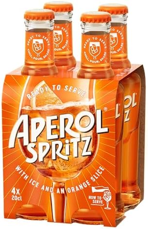 Aperol Spritz – Ready To Serve Aperitivo Drink, Multipack 4 X 20cl ...