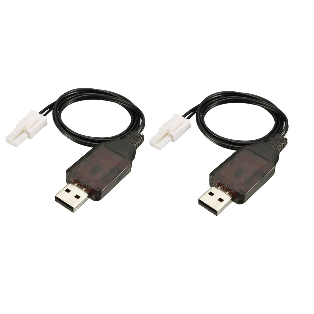 sourcing map 2pcs EL-2P Reverse USB Charging Cable for Car 7.2V 250mA ...