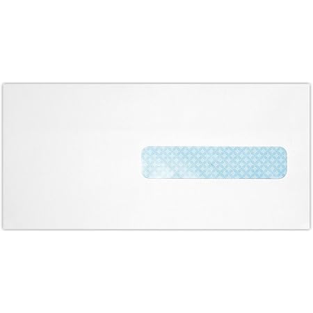 Amazon.com : #10 Right Side Window Envelopes (4 1/8 x 9 1/2) - 24lb ...