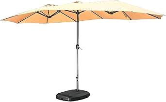 Amazon.com: SOBOUR Garden Umbrella Large Patio Umbrella Lengthen Sun ...