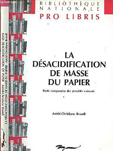 Amazon.com: Mass Deacidification of Paper: A Comparative Study of ...