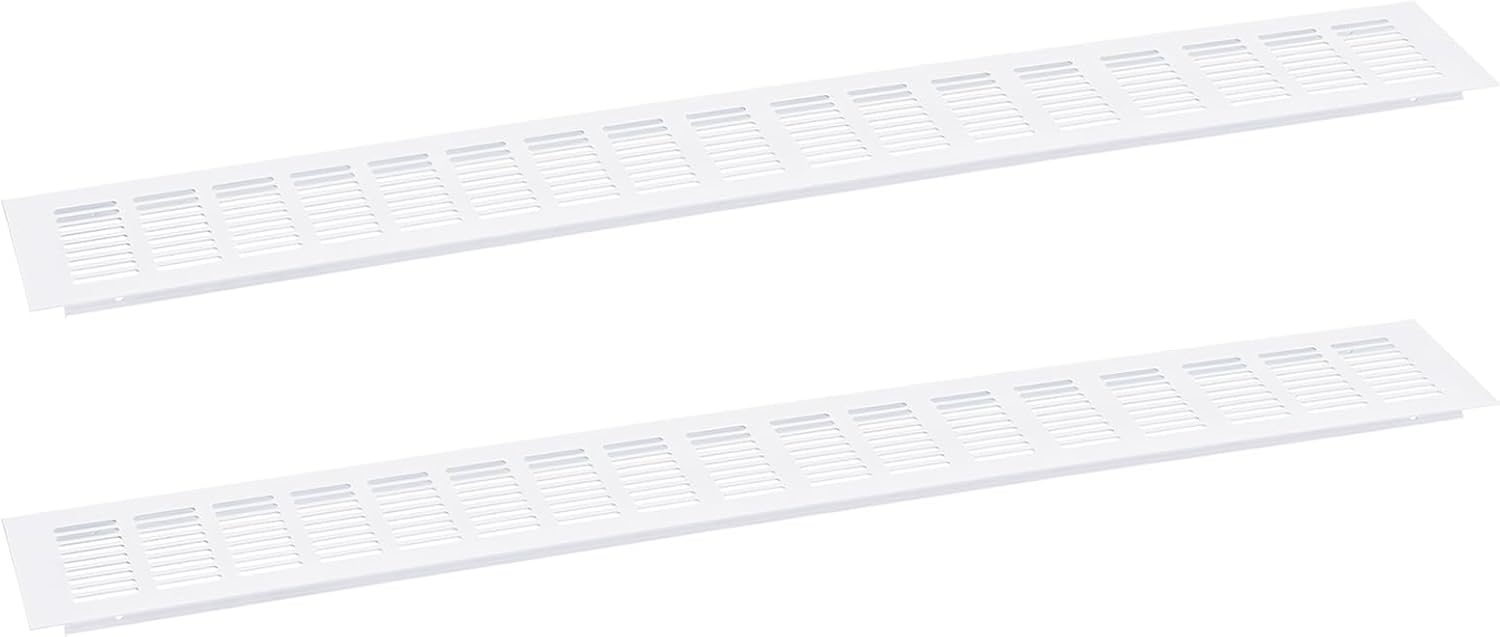 uxcell Air Vents Cover, 2Pcs 700 x 100mm - Aluminum Alloy Mesh Air ...