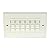Buy 6 Port Cat6 RJ45 Excel Ethernet Network Socket in White Double Gang ...