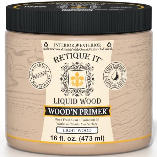 Retique It Wood'n Primer - Paint it then stain it - Stainable Wood ...